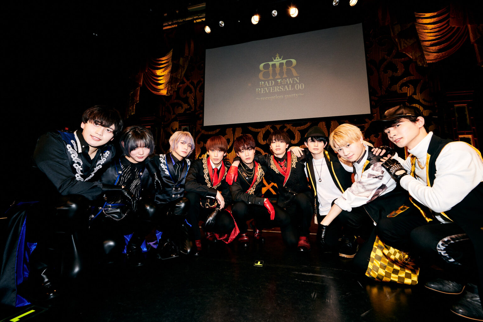 KADOKAWAが贈るカジノ×音楽×男性キャラの新コンテンツ「BAD TOWN REVERSAL」メインキャスト9名がお披露目となった初 ...